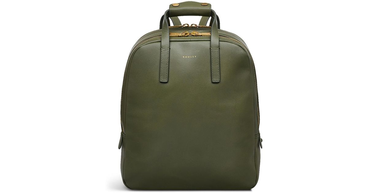 Radley Dukes Place Medium Zip Around Backpack in Green | Lyst