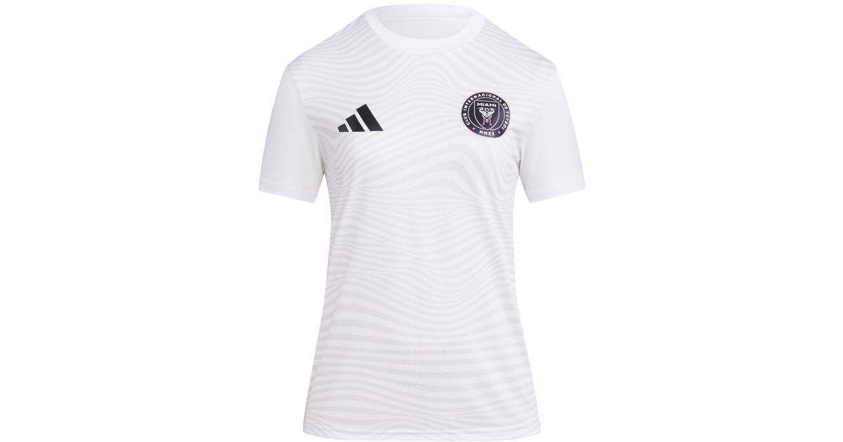 adidas Lionel Messi Inter Miami Cf Soccer Jersey in White | Lyst