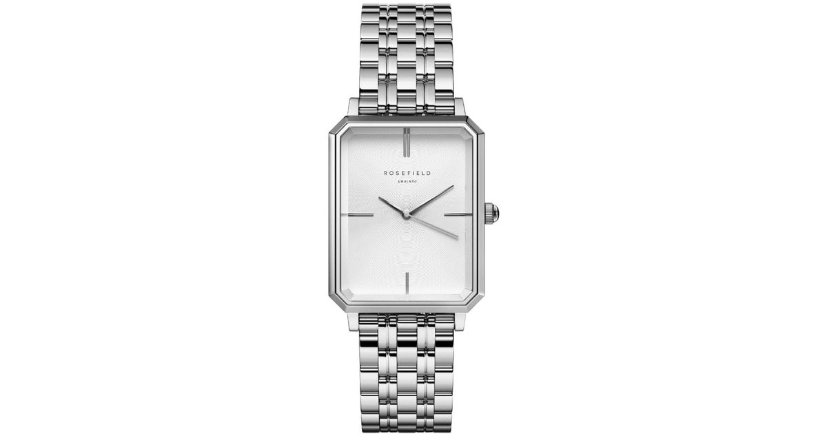 ROSEFIELD Octagon - Watch - Classic Octagonal Shape in White | Lyst