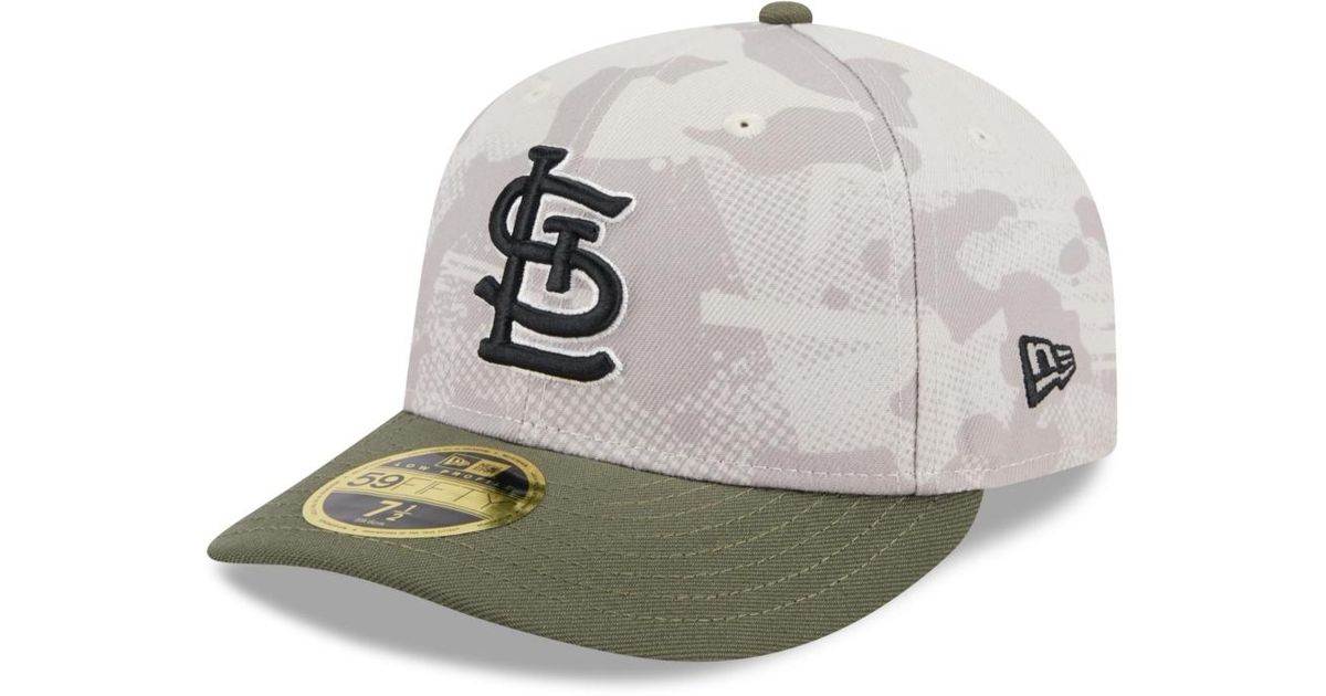 KTZ Light Beige/olive St. Louis Cardinals 2025 Armed Forces Day Low ...