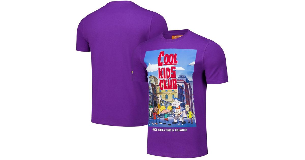 FREEZE MAX Hey Arnold Cool Kids Club Regular Fit T-shirt in Purple for ...