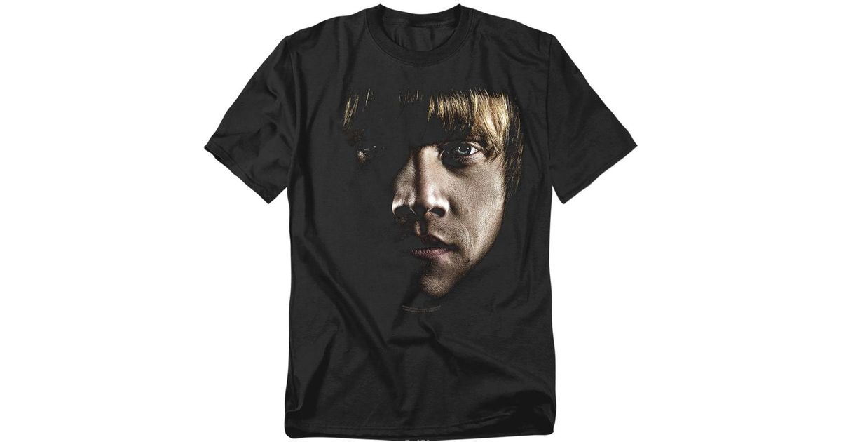Harry Potter Ron Poster Head T Shirt in Black for Men | Lyst