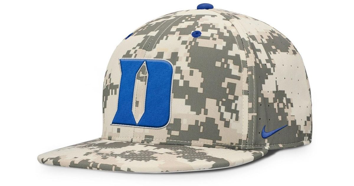 Nike Digital Duke Blue Devils 2025 Dugout True Performance Fitted Hat ...