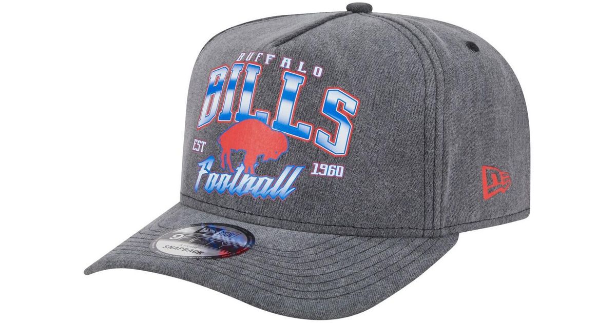 KTZ Â Buffalo Bills Throwback Washed A-frame 9fifty Snapback Hat in ...