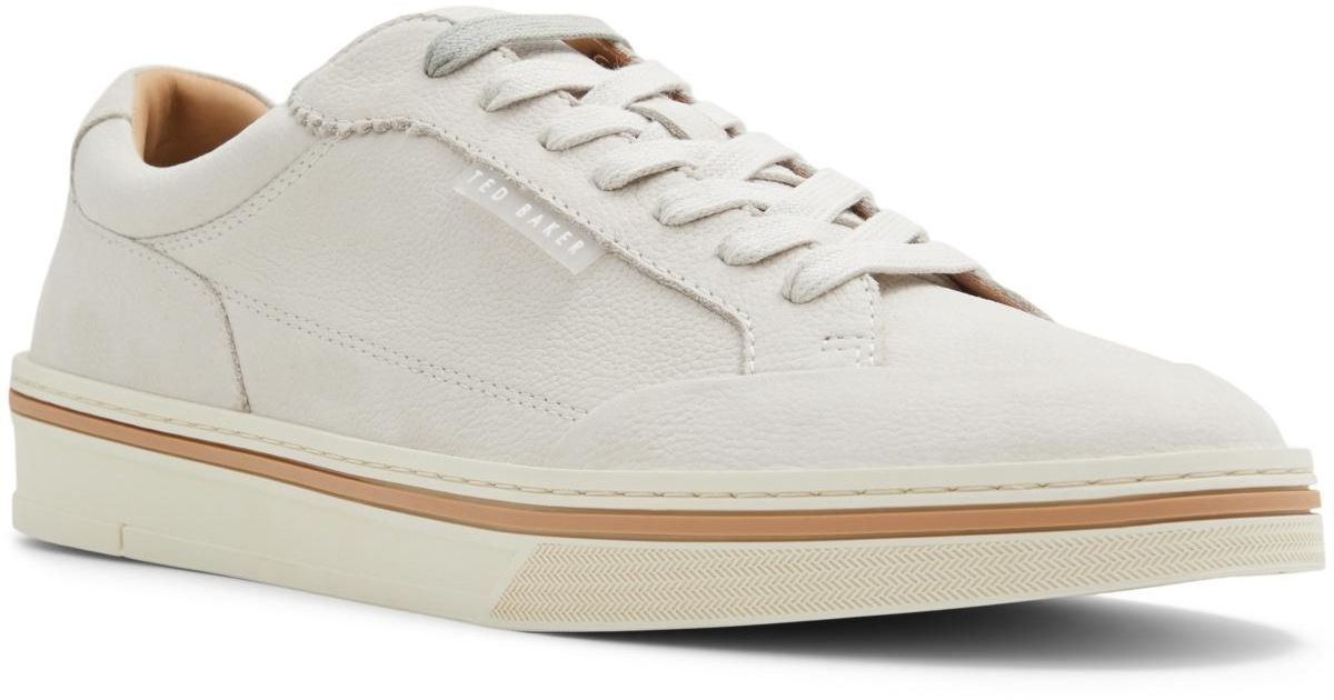 Ted Baker Hampstead Lace Up Sneakers in White for Men | Lyst