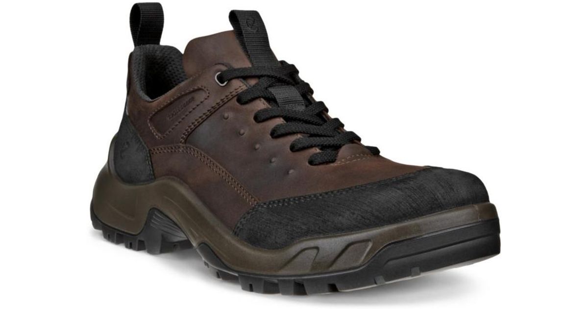 Ecco Offroad Waterproof Low Trail Sneakers in Black for Men | Lyst