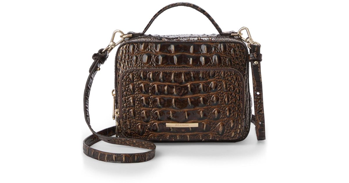 Brahmin Tori Small Leather Melbourne Crossbody Bag in Brown | Lyst