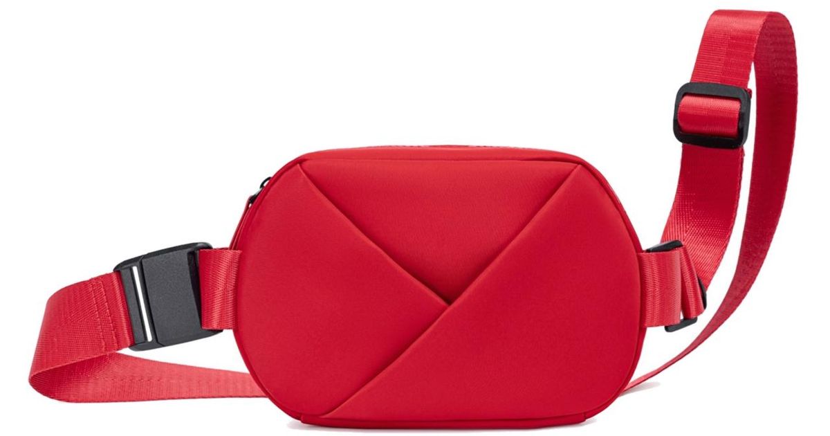 Lux & Nyx Origami Belt Bag & Sling Bag in Red | Lyst
