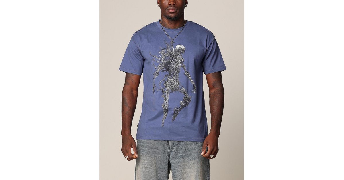 Saint Morta Wraith Cut T-shirt in Blue for Men | Lyst