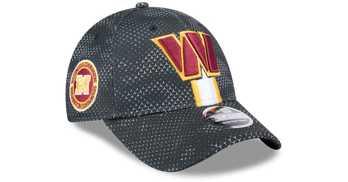 KTZ Washington Commanders 2024 Sideline 9forty Stretch-snap Hat in Blue ...