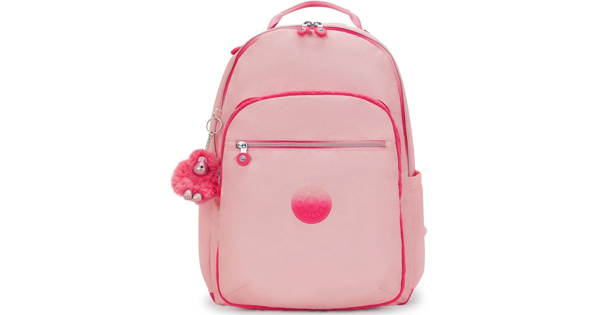Kipling Seoul Go Backpack in Pink | Lyst