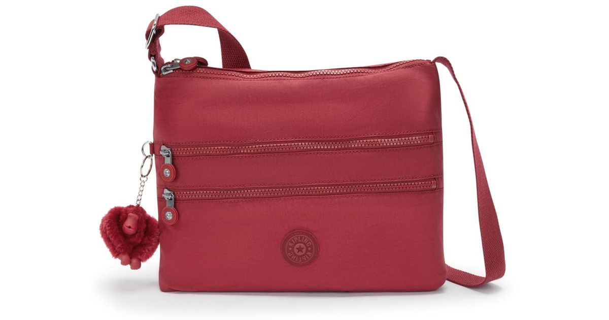 Kipling Alvar Crossbody Bag in Red | Lyst