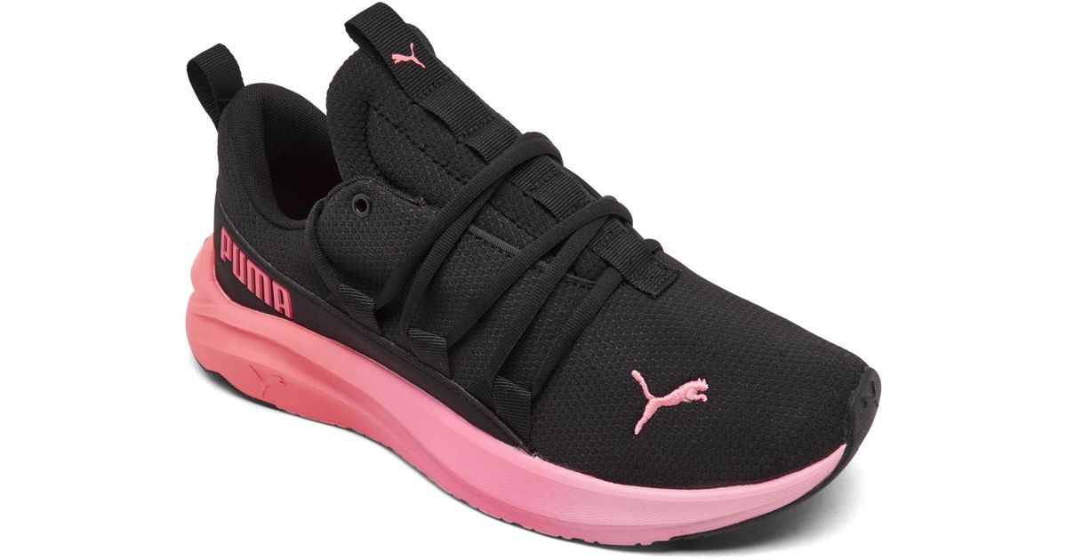 PUMA Soft Ride One4all Running Sneakers From Finish Line in Black | Lyst