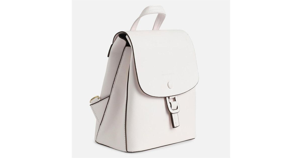 Haute Sauce The Flap-buckle Backpack in White | Lyst