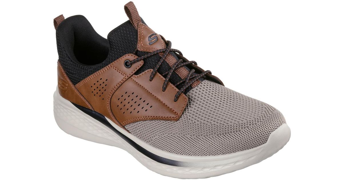 Skechers Relaxed Fit: Slade in Brown for Men | Lyst
