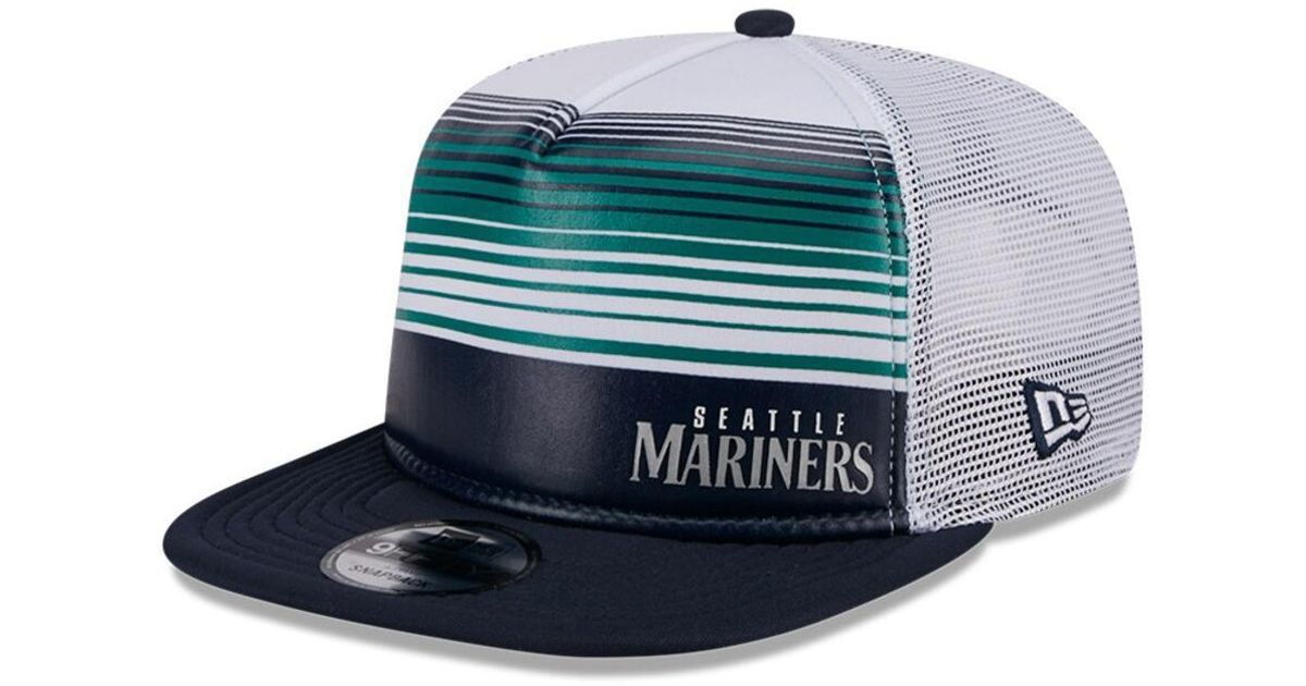 KTZ Seattle Mariners Team Horizon 9fifty A-frame Trucker Snapback Hat ...
