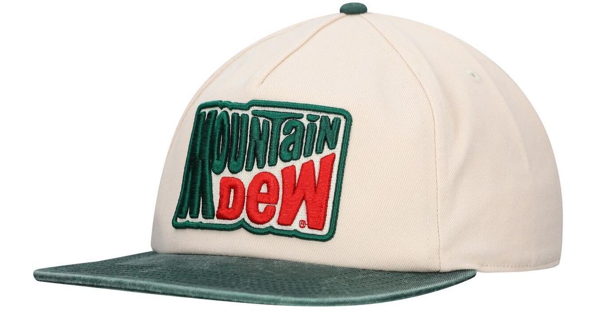 Lids Mountain Dew Retro Golfer Snapback Hat in White for Men | Lyst