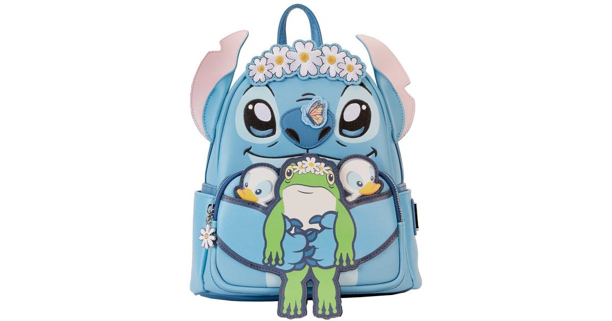 Loungefly Lilo And Stitch Springtime Daisy Mini Backpack in Blue | Lyst