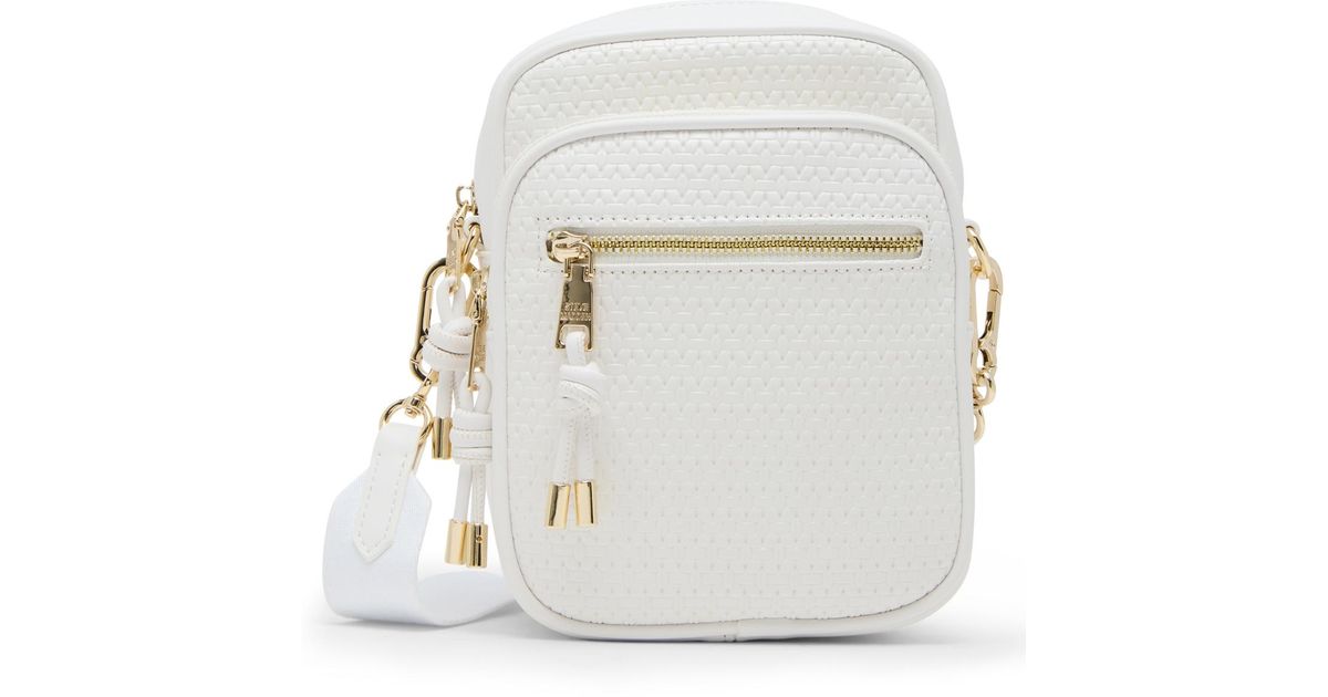 Steve Madden Damien Mini Crossbody Bag in White | Lyst