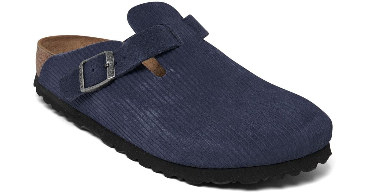 Birkenstock Boston Corduroy Suede Embossed Clogs From Finish Line in ...