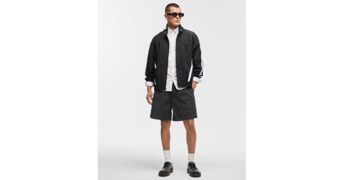 Mode Of One Solid Ripstop Track Jacket Shorts Exclusively At Macys in ...