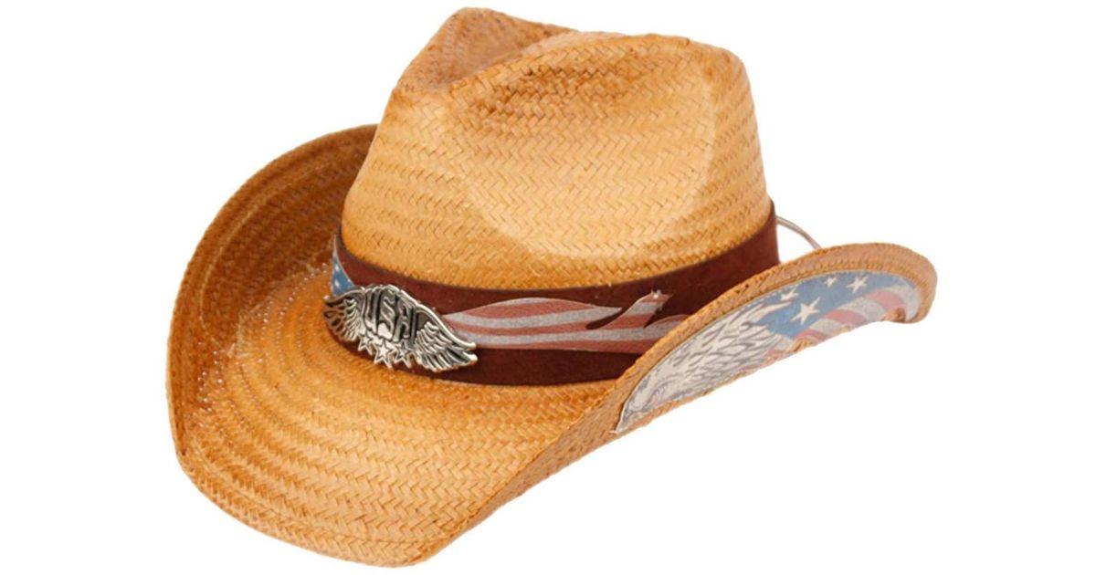 Epoch Hats Company Angela & William Cowboy Hat in Natural | Lyst