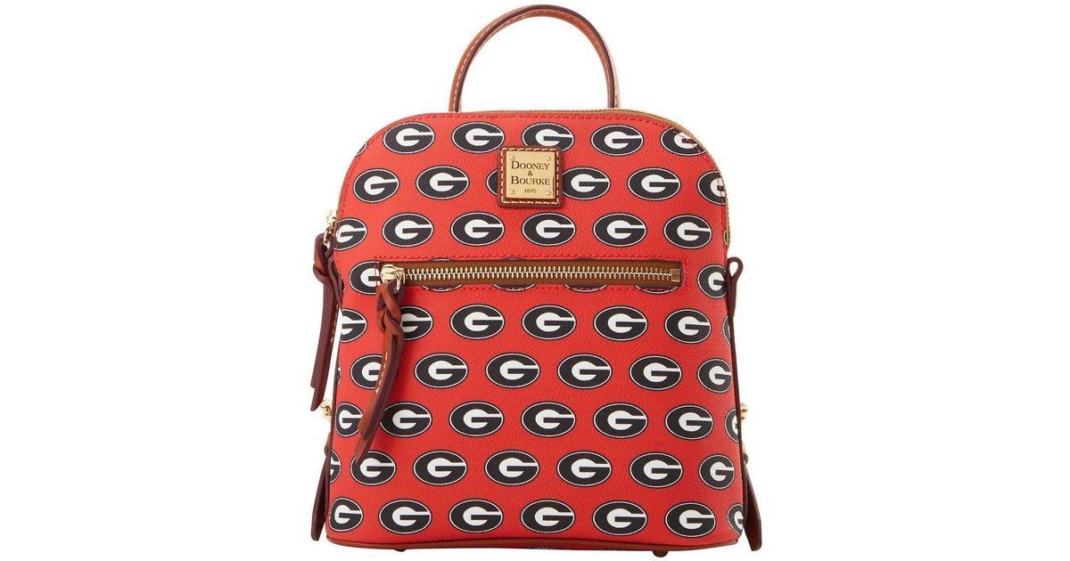 Dooney & Bourke Georgia Bulldogs Small Backpack in Red | Lyst