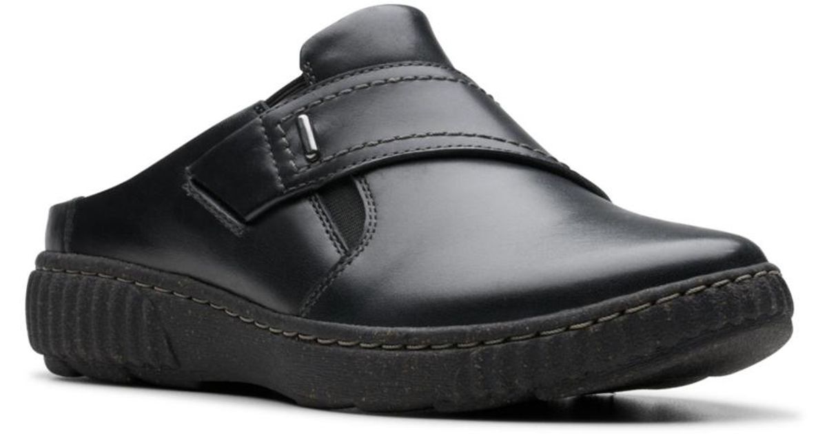Clarks Collection Caroline Bay Clogs in Black | Lyst