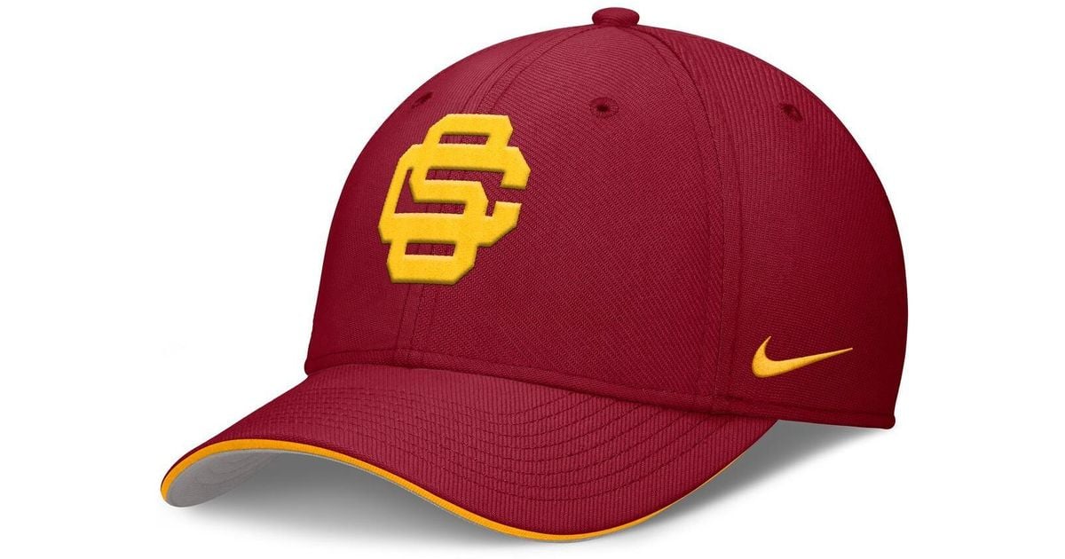Nike Usc Trojans 2025 Dugout Coaches Rise Swoosh Performance Flex Hat ...