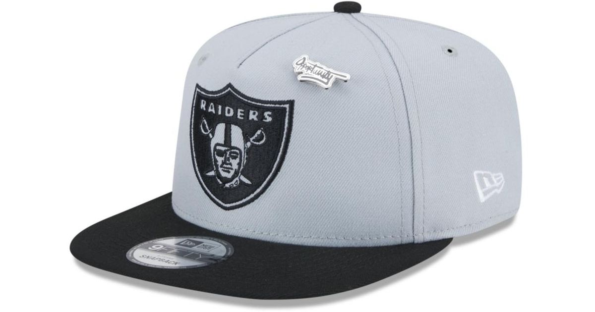 KTZ Gray Las Vegas Raiders 2024 Inspire Change A-frame 9fifty Snapback ...
