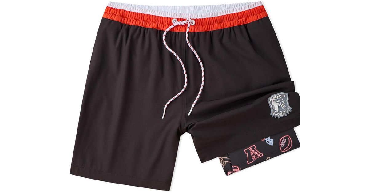 Chubbies 5.5" Cleveland S Lined Classic Swim Trunks in Black for Men | Lyst