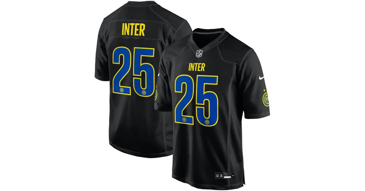 Nike Inter Milan 2025 Club World Cup X Nfl Jersey in Black for Men | Lyst