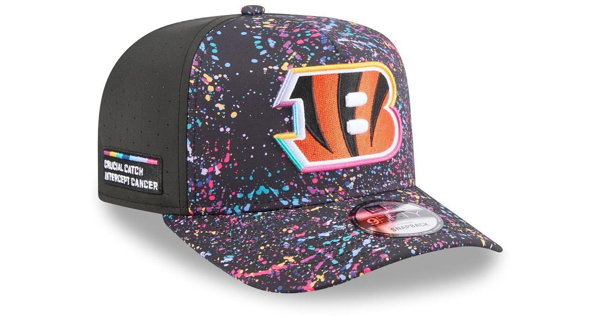 KTZ Cincinnati Bengals 2025 Nfl Crucial Catch A-frame 9fifty Snapback ...