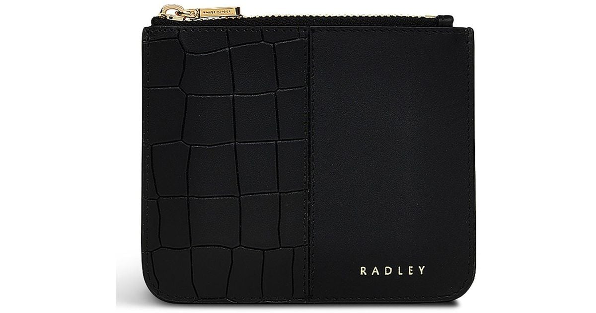Radley Mount Row Small Zip Top Coin Purse in Black | Lyst