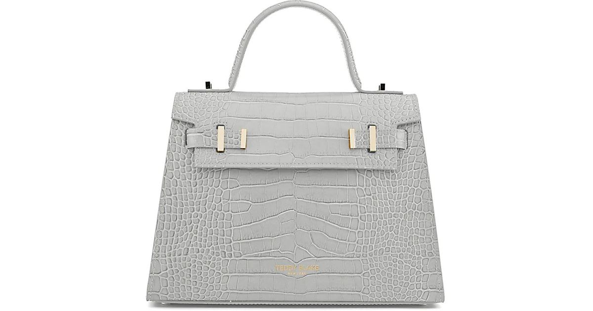 Teddy Blake Ava Croco 11" in Gray | Lyst