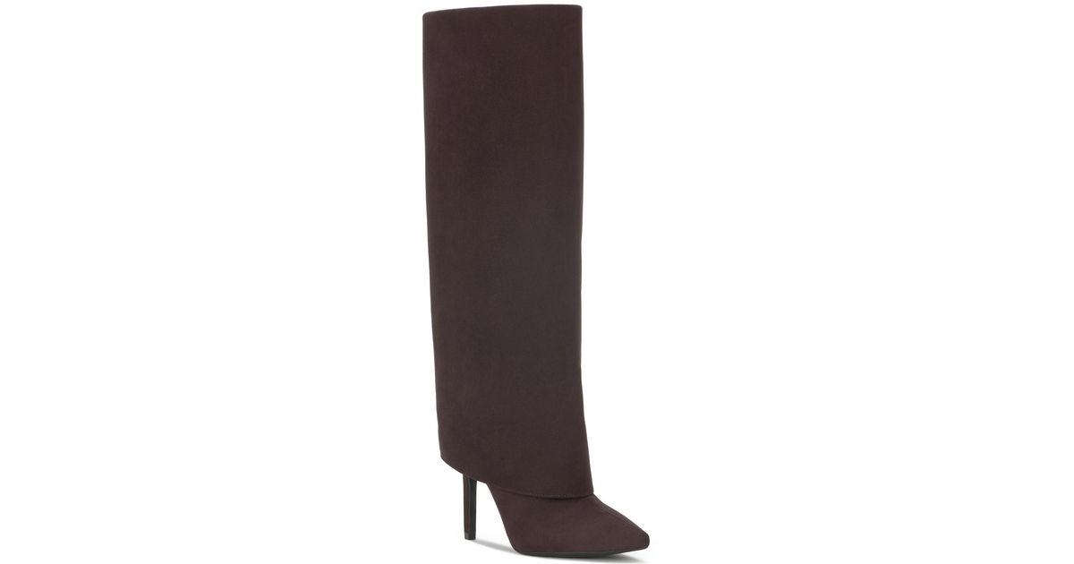 INC International Concepts Skylar Fold Over Cuffed Dress Boots Created ...