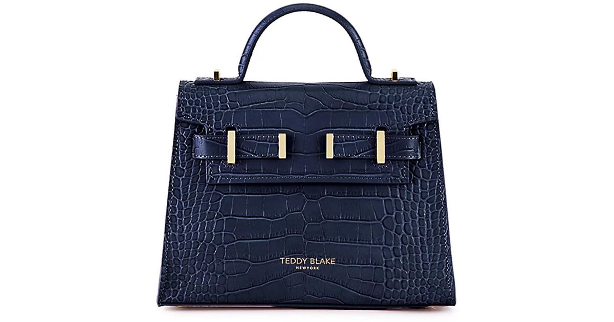 Teddy Blake Ava Croco 9" in Blue | Lyst