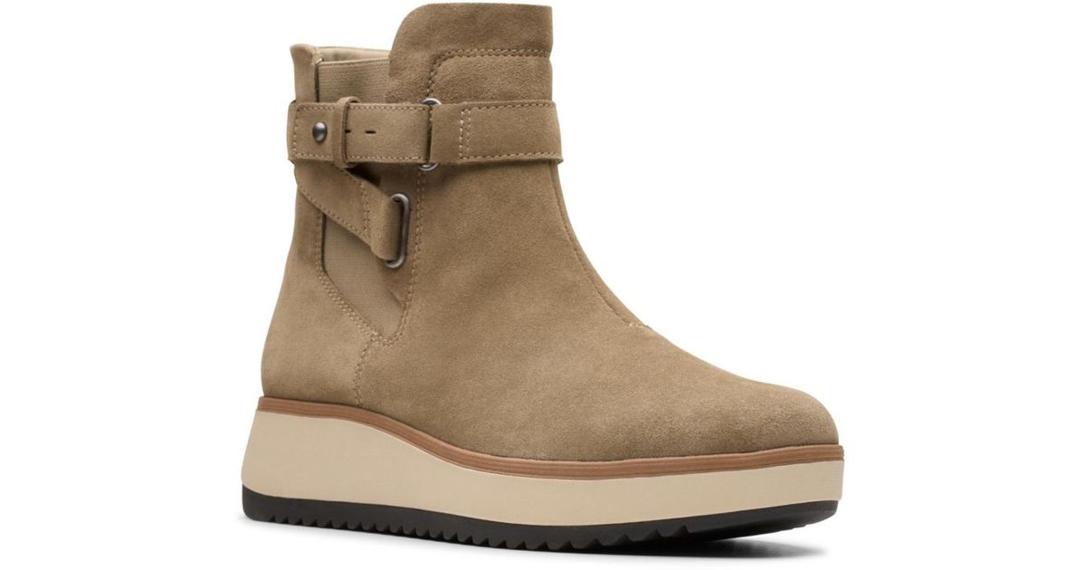 Clarks Collection Zylah Faye Boots in Natural | Lyst