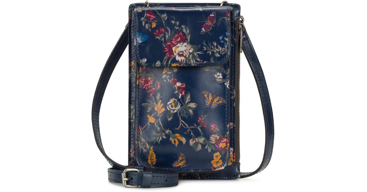 Patricia Nash Chiavella Phone Crossbody in Blue | Lyst