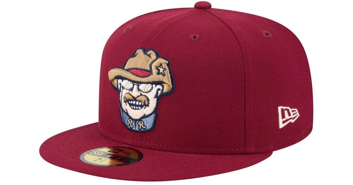 KTZ Â Frisco Roughriders Authentic Collection 59fifty Hat in Red for ...