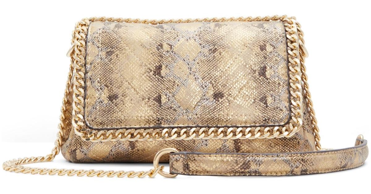 ALDO Kayley Small Shoulder Bag in Natural | Lyst