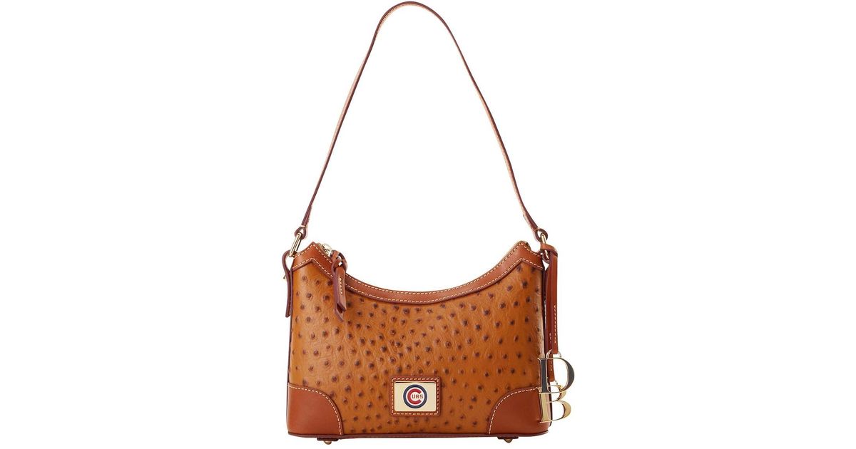 Dooney & Bourke Chicago Cubs Shoulder Bag in Brown | Lyst