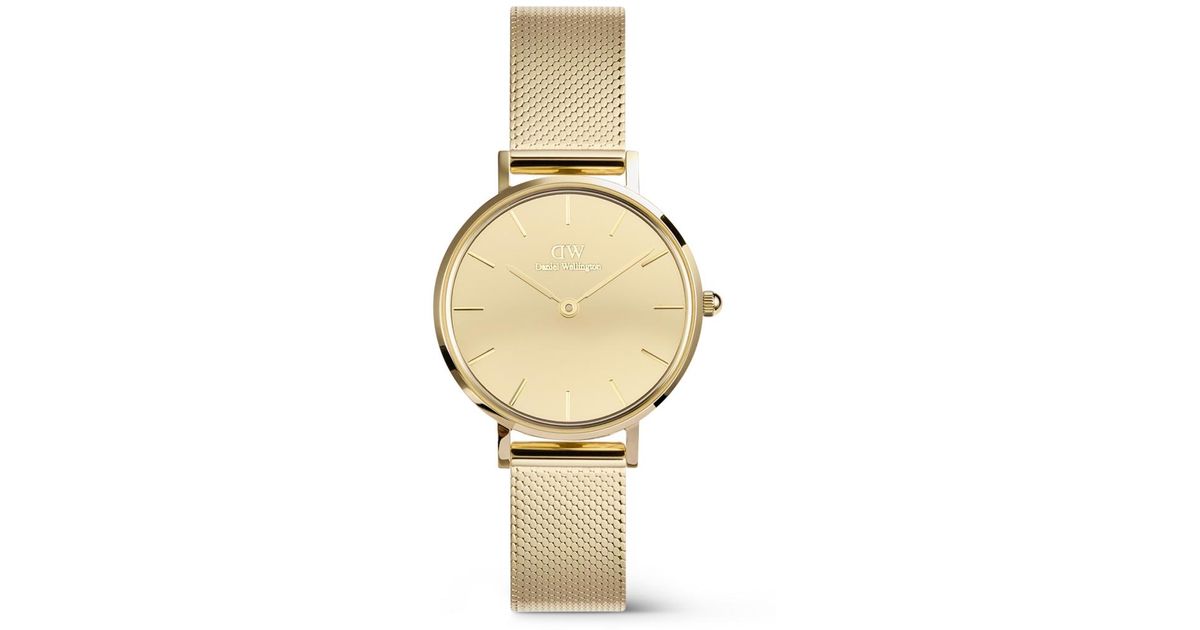 Daniel Wellington Analog Gold Tone Stainless-steel Watch in Metallic | Lyst