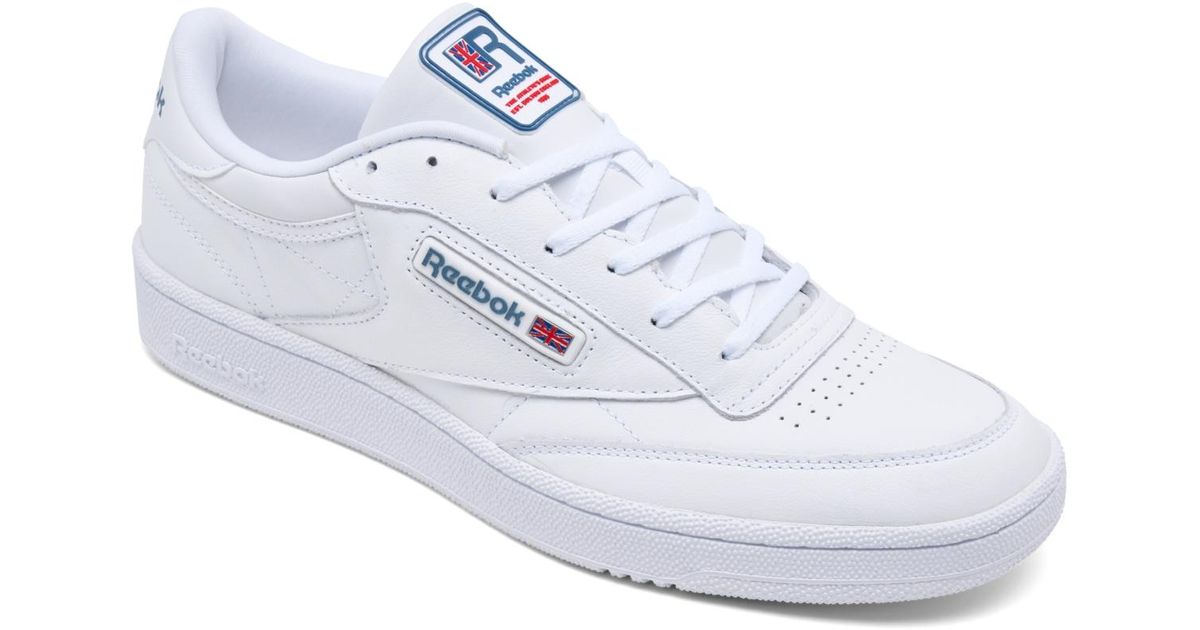 Reebok Club C 85 Casual Sneakers From Finish Line in White for Men | Lyst