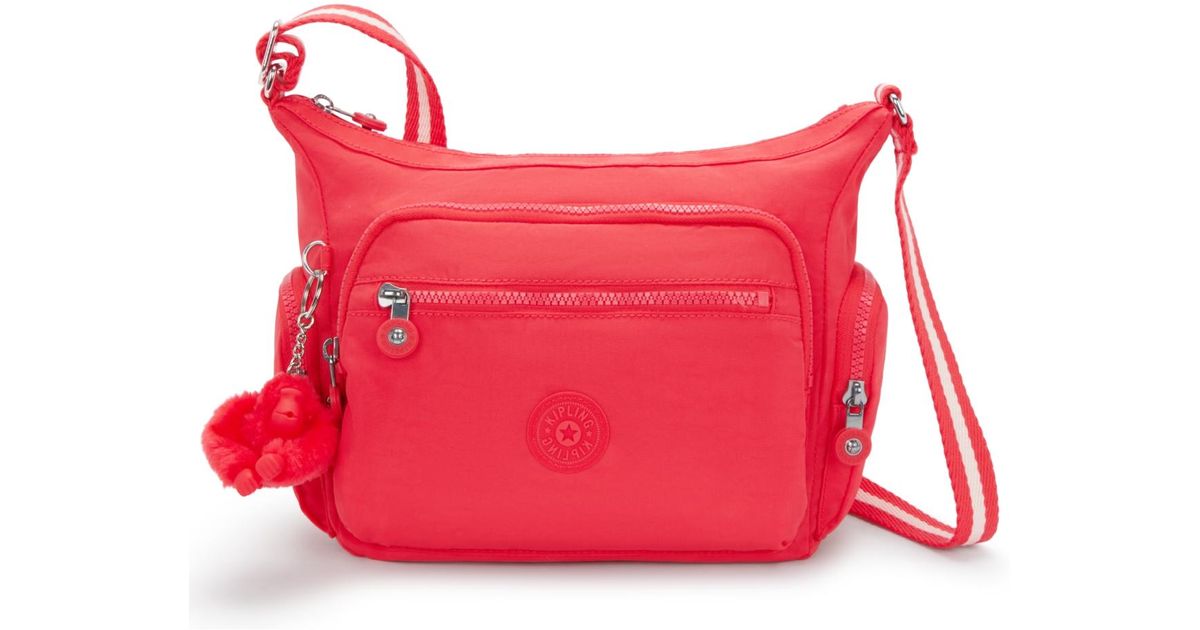 Kipling Gabbie Small Crossbody Bag in Red | Lyst