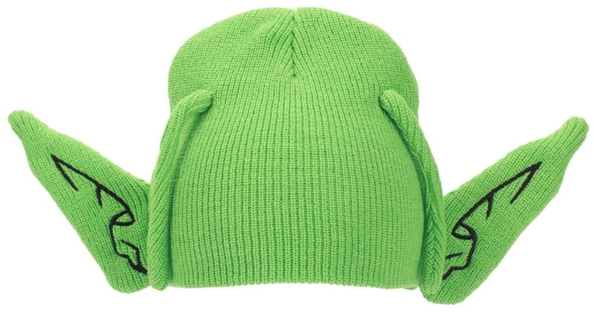 Dragon Ball Z Piccolo Head With Ears And Antennas Knit Beanie in Green ...