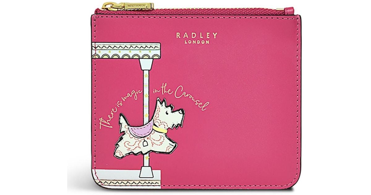 Radley Magical Carousel Coin Purse in Pink | Lyst