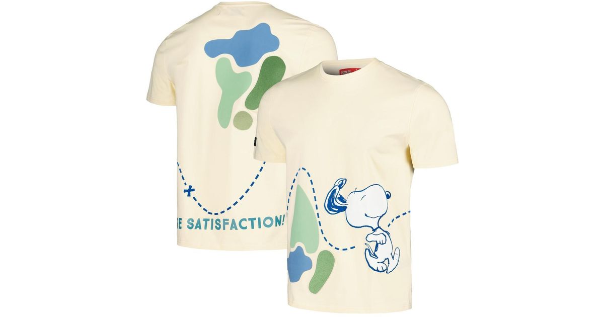 FREEZE MAX And Peanuts Snoopy Map T-shirt in Blue | Lyst