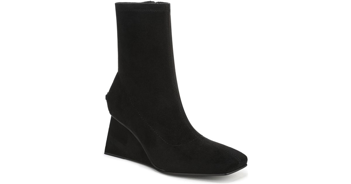 Circus by Sam Edelman Lia Wedge Sock Booties in Black | Lyst