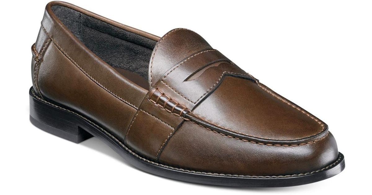 Nunn Bush Noah Penny Loafers in Brown for Men | Lyst